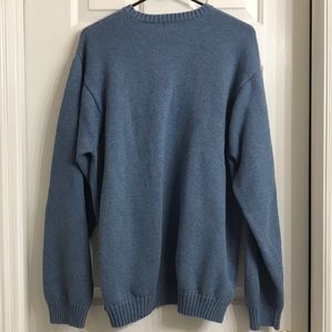 Izod | Sweaters | Izod Blue Crew Neck Sweater Diamond Pattern | Poshmark